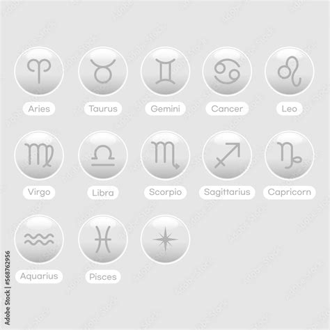 별자리 일러스트 Stock Vector Adobe Stock