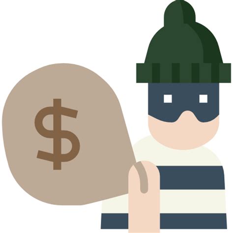 Robbery Pongsakornred Flat Icon