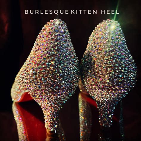 Burlesque Kitten Heel Shoes Slay In Heels