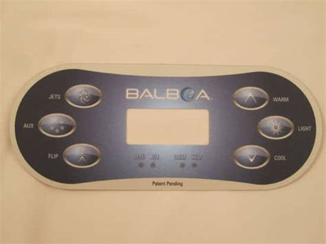 Master Spas Topside Control Panel X310191 Clarity 6 Button Tp600 X310191 With Overlay