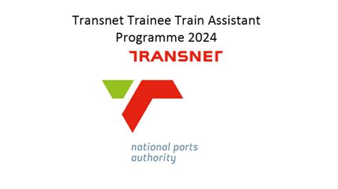 Transnet Trainee Train Assistant Programme 2024 Jobcare