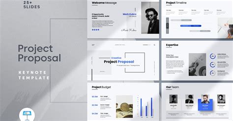 Project Proposal Presentation Шаблоны презентаций Включая бизнес и компания Envato