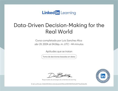 héctor luis sanchez alcalá on linkedin certificate of completion