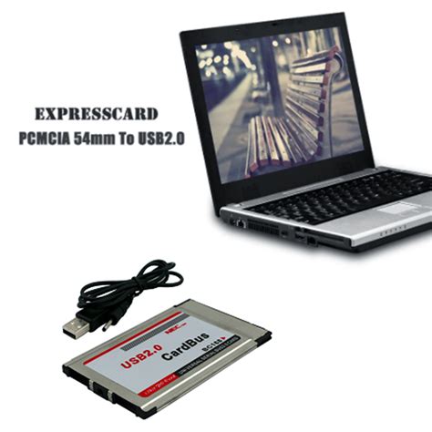 Карта-адаптер PCMCIA-USB 2,0, кардшина, 2 порта, 480 м | AliExpress