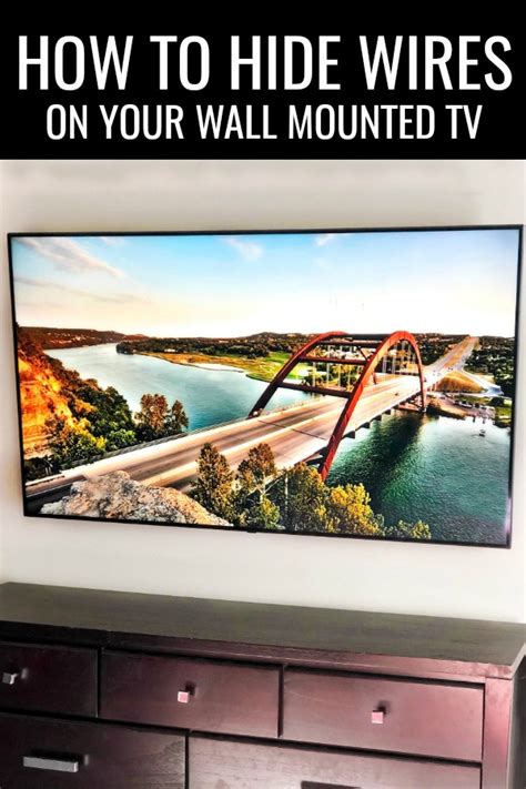 How To Hide TV Wires On Your Wall Mounted TV Without Changing Wiring