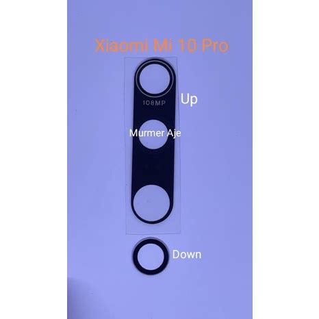 Jual Lensa Camera Kaca Kamera Belakang Xiaomi Mi 10 5G MI 10 Pro Oem Shopee Indonesia