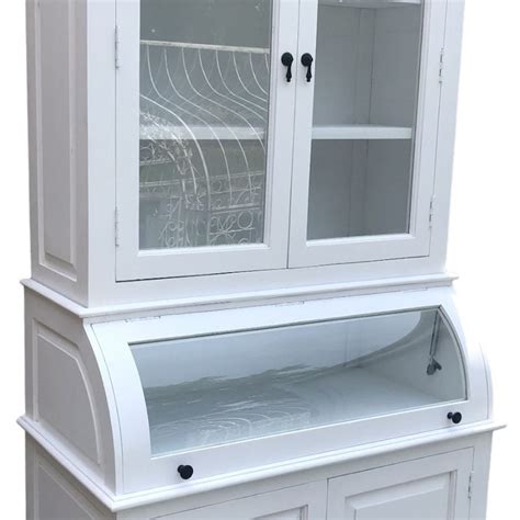 White Cupboard Glass Doors Etsy