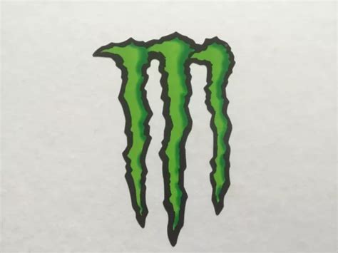 3 X MONSTER Energy Drink Aufkleber Kralle Logo Aufkleber 11x8 Cm