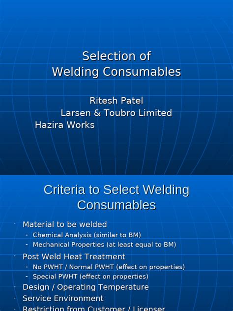Weld Consumable Selection Pdf Construction Welding