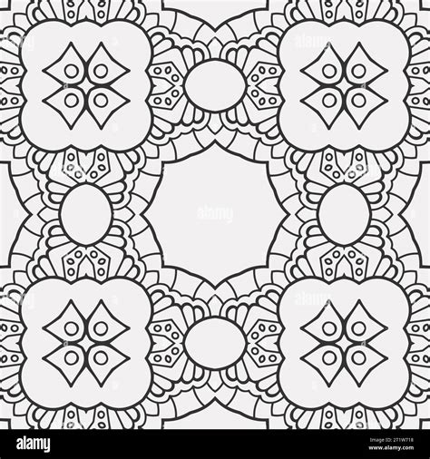 Vector Geometric Pattern Coloring Page Design Stock Vector Image And Art