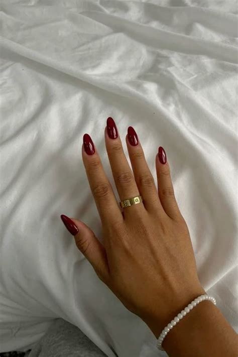 Red Chrome Nail Red Chrome Nails Red Christmas Nails Bright Red Nails
