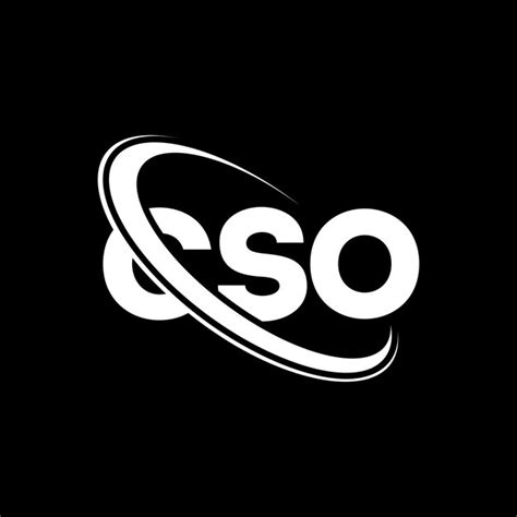 Logotipo Da Cso Design De Letras Da Cso Iniciais Do Cso Logotipo Ligado