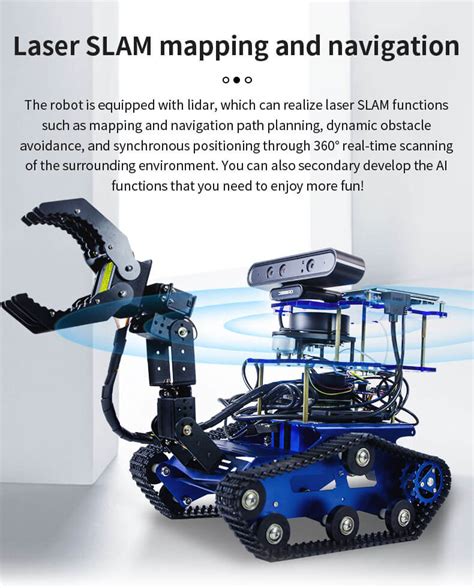 Xiaor Geek Ros Depth Camera Programmable Visual Smart Robot With Jetso