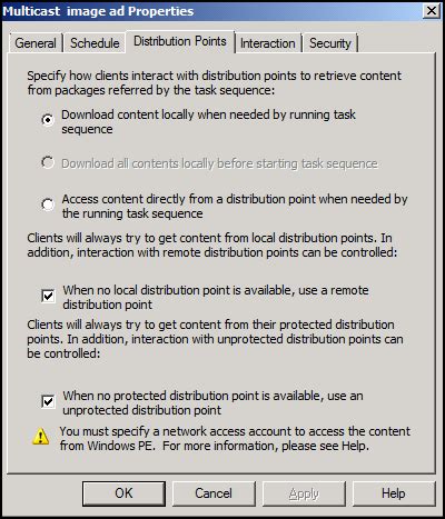 Henk S Blog Using Multicast Functionality In ConfigMgr