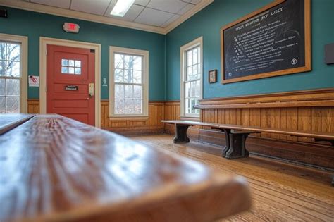 Premium Photo Empty Classroom