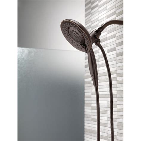 Delta Universal Showering Components Venetian Bronze Round Dualcombo