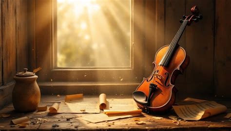 Free Violins Golden Moment Photo Violin Music Sunlight Download