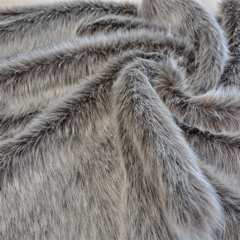 Искусственный мех длинноворсовый ГС коричневый меланж купить