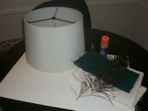 As The Curtain Hangs Lamp Shade Makeover