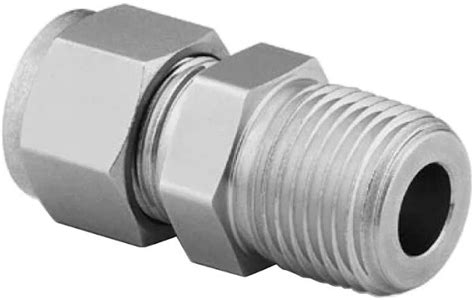 Ss 600 1 8 Swagelok Stainless Steel Tube Fitting Male Connector