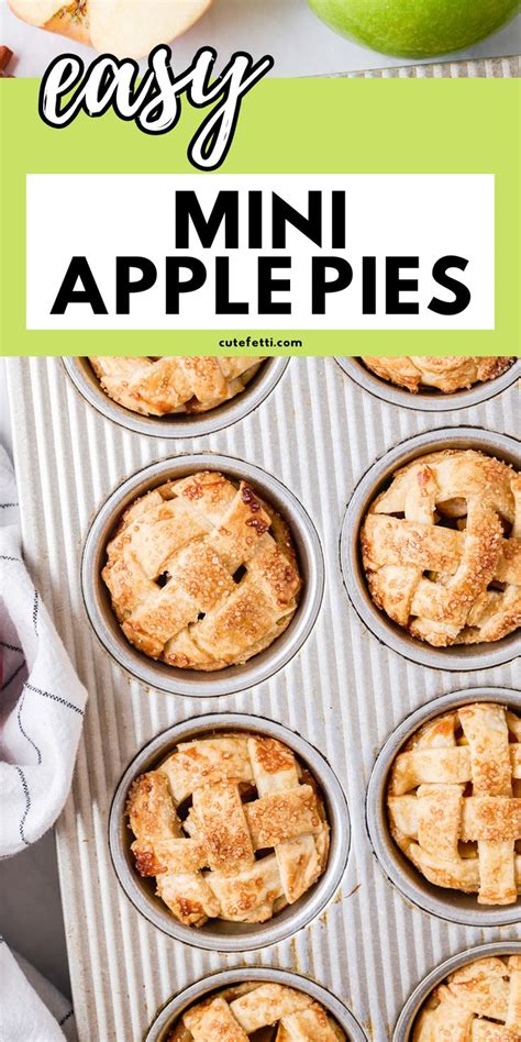 Mini Apple Pies Recipe With Fresh Apples