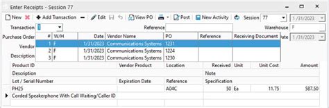 Using Po Manager To Batch Receive Purchase Orders