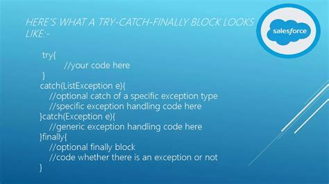 Introduction To Exception Handling In Apex Ppt