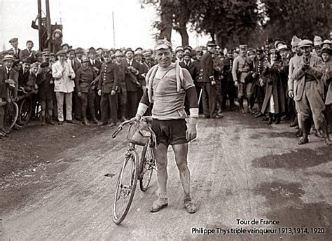 Philippe Thys Triple Tour Winner 1913 1914 And 1920 Bicycle Race Vintage Cycles Cyclist
