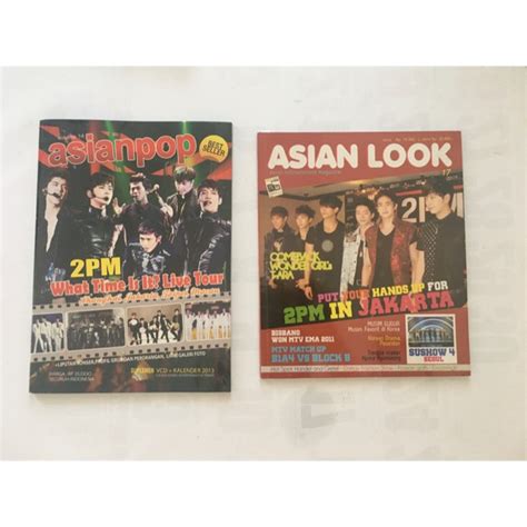 Jual Buku Asian Pop And Asian Look 2pm Rare Only 25k 2 Buku Junho Junsu