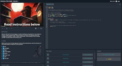 practice coding with codingame held it