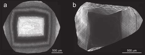 Cathodoluminesence Images Showing The Growth Patterns Of Cuboid Download Scientific Diagram