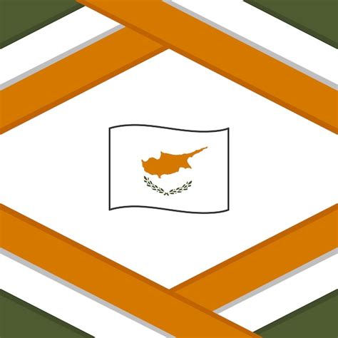 Premium Vector Cyprus Flag Abstract Background Design Template Cyprus