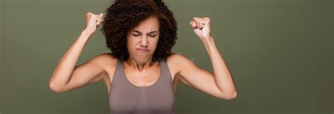 Irritated African American Woman In Top Stock Image Image Of Crop