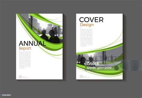레이아웃 녹색 추상적이 고 녹색 배경 현대 디자인 현대 책 표지 안내 책자 표지 템플릿 연례 보고서 잡지와 전단지 벡터 A4 0명에 대한 스톡 벡터 아트 및 기타 이미지