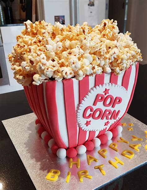 Popcorn Bucket Cake