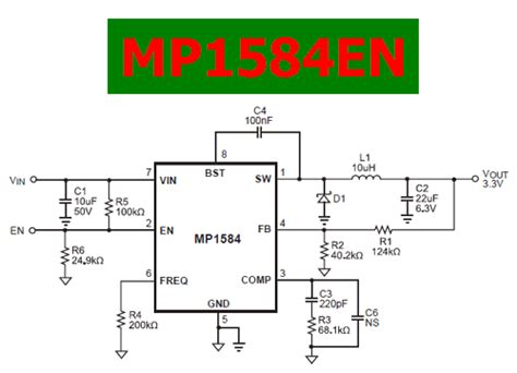 Mp1584en Datasheet Step Down Converter