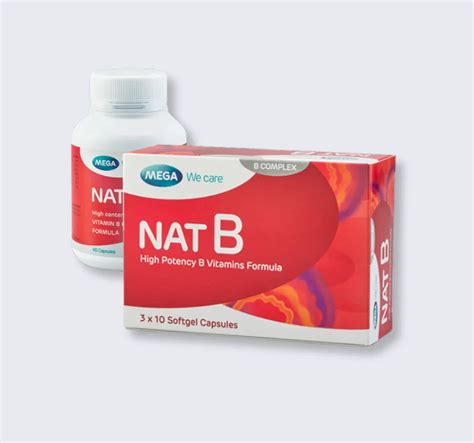 Nat B High Strength B Complex For Vitality And Wellness Megawecare