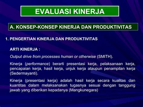 Evaluasi Kinerja 18 1 07 PPT