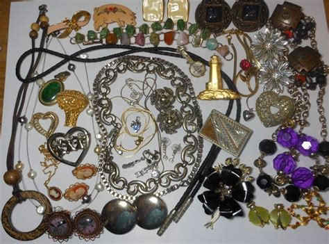 Large Vintage Mixed Lot With Coro Monet Avon And More