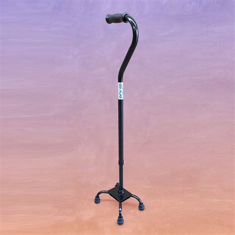 Heavy Duty Small Base Quad Cane 227kg Weight Limit — Breeze Mobility