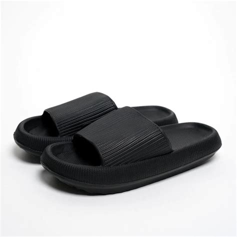 Women S Black Slides Depop