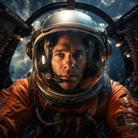 Premium Photo A Man In An Astronaut Suit
