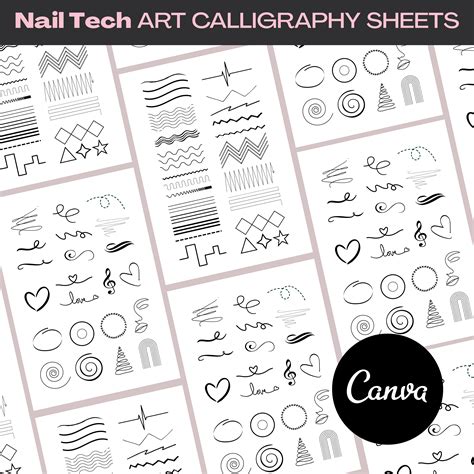 Free Printable Nail Art Practice Sheet Fanny Printable
