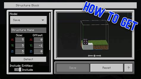 How To Get A Structure Block Minecraft Bedrock Edition Shorts YouTube