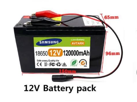 12v 120ah литиева йонна акумулаторна батерия защита Bms и 12 6v