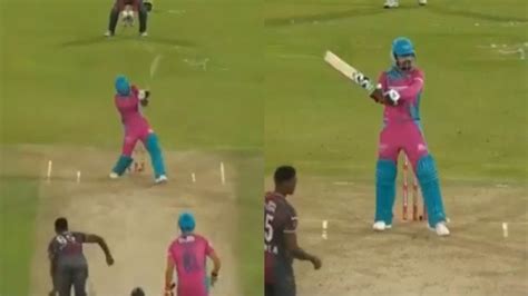 Watch Rashid Khan Plays Ms Dhonis Trademark Helicopter Shot In Mzansi