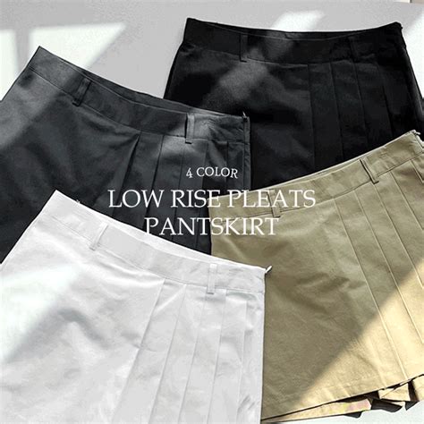 탄탄면활동성👍 로우라이즈플리츠치마바지 4color 주름a라인벨트고리언발란스프레피룩테니스스커트반바지간절기봄여름가을sk 에이블리