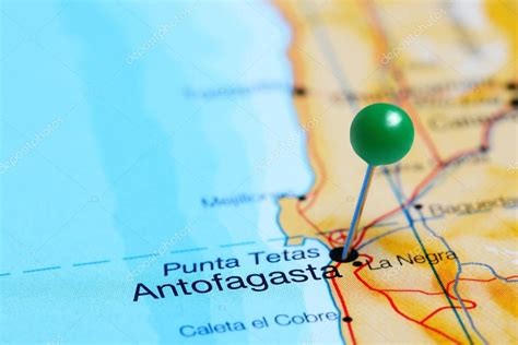 Antofagasta En Un Mapa De Chile 2023