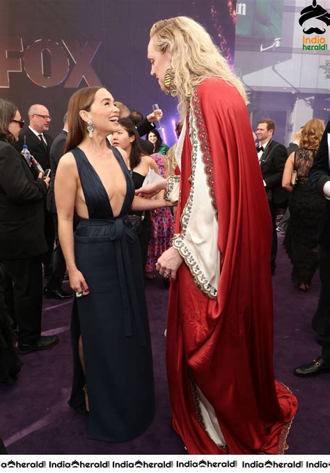 Emilia Clarke Hot At 71st Emmy Awards In Los Angeles Set 3