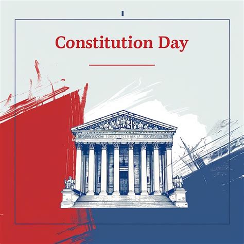 Constitution Day Promotion Box Instagram Post Template Premium Ai